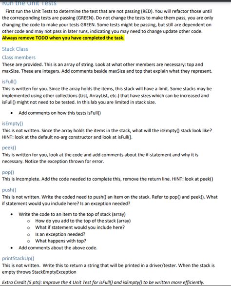 Solved Class Stack Def Initself Maxsize5