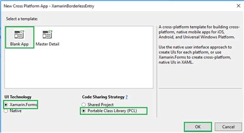 Xamarin Forms Borderless Entry Using Custom Renderer