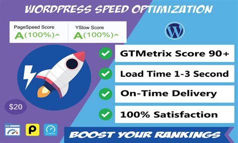 Increase Wordpress Website Speed Optimization And Improve Gtmetrix By Abir2k Fiverr