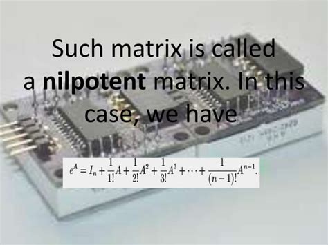 Matrix Exponential Pptx