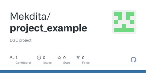 Github Mekditaprojectexample Dse Project