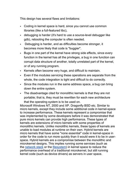 In A Monolithic Kernel Pdf In A Monolithic Kernel Pdf