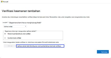 Menyiapkan Aplikasi Otentikator Sebagai Metode Verifikasi Dua Langkah