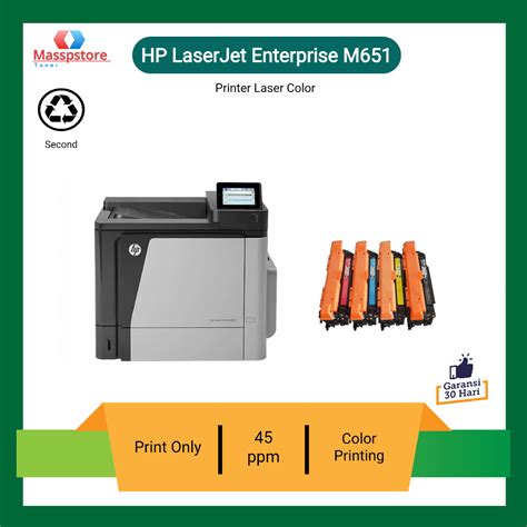 Jual Printer Hp Color LaserJet Enterprise M651 Printer Laser Warna Shopee Indonesia