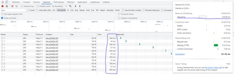 laravel every second api request takes a long time when i send