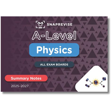 A Level Physics Summary Notes Snaprevise