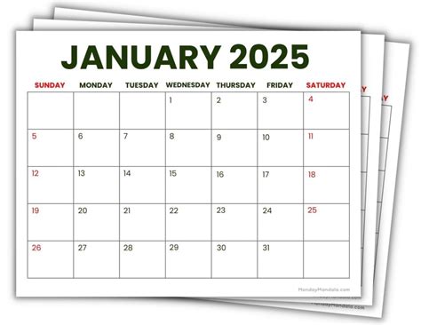 Printable 2025 Calendars Without Installing