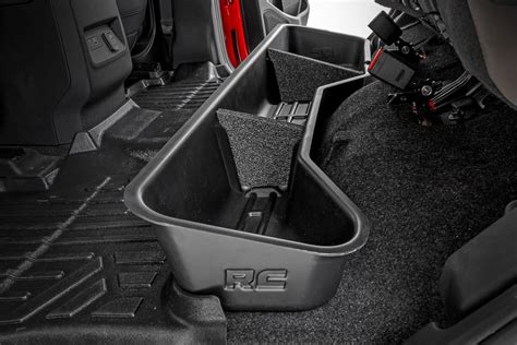 Rough Country Almacenamiento Debajo Del Asiento Para Nissan Frontier 2005 2023 Rc09605 Yaxa