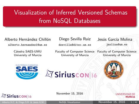 Pdf Visualization Of Inferred Versioned Schemas From Nosql Databases