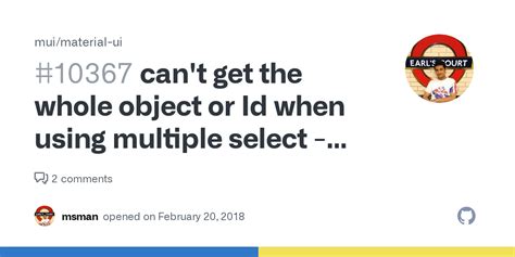Can T Get The Whole Object Or Id When Using Multiple Select Chip Issue Mui Material