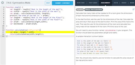 Codehs Javascript Gymnastics Mats Rcodehs