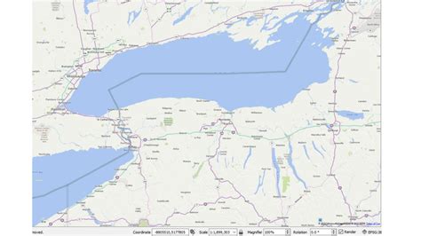 Bringing State Boundary Closer To Land Using QGIS Geographic Information Systems Stack Exchange