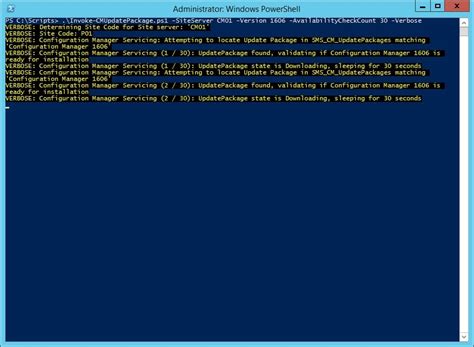 Invoke Update And Servicing For Configmgr Current Branch With Powershell Msendpointmgr