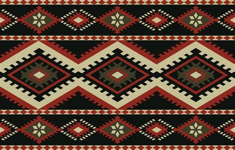 Ethnic Print Fabric Pattern Geometric Seamless Ornament 5008907 Vector