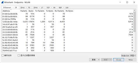 Wireshark数据统计表如何计数数据包 Csdn博客