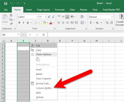 How To Set Row Height And Column Width In Excel Using The Keyboard
