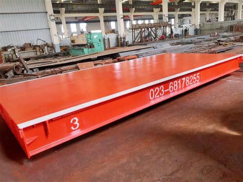 150 Ton L Beam Steel Structure Limit Load Truck Scale Bincen
