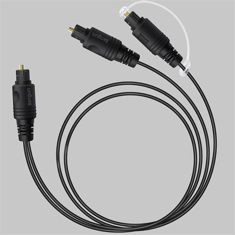 Bangun 1x2 Digital Audio Splitter Cable Toslink Digital