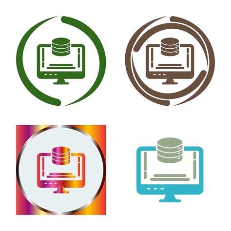 Data Storage Vector Icon Vector Art At Vecteezy