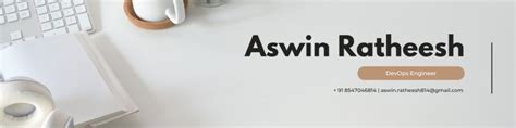 Aswin Ratheesh Devops Engineer Aws Kubernetes Docker Python Ansible Jenkins Cicd