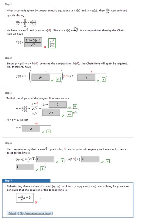 Solved Step 1 Can Be Found When A Curve Is Given By The Chegg Com
