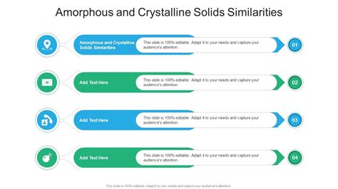 amorphous and crystalline solids similarities in ppt powerpoint presentation slide templates cpp