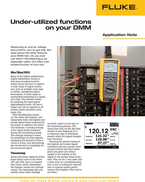 Fluke 289 Application Note