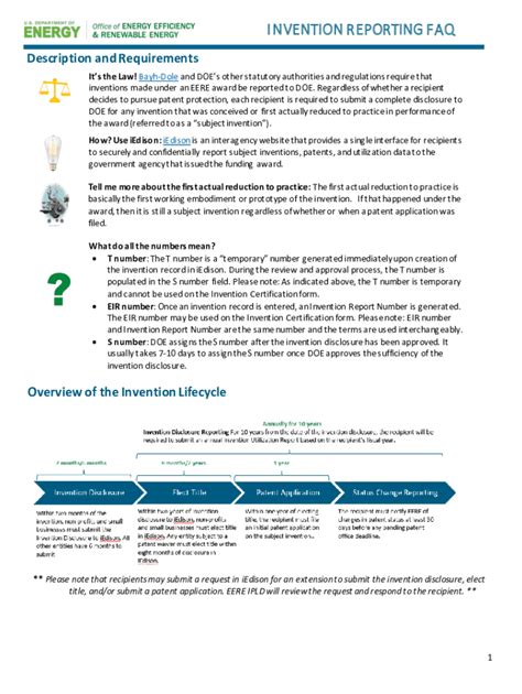 Fillable Online STI Tip Sheet On Invention Reporting FAQs This Tip Sheet Is Intended To Provide
