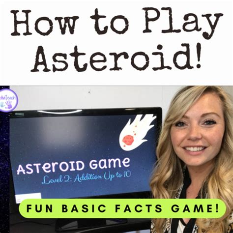 Basic Facts Game Learn How To Play Asteroid Addition Subtraction Multiplication