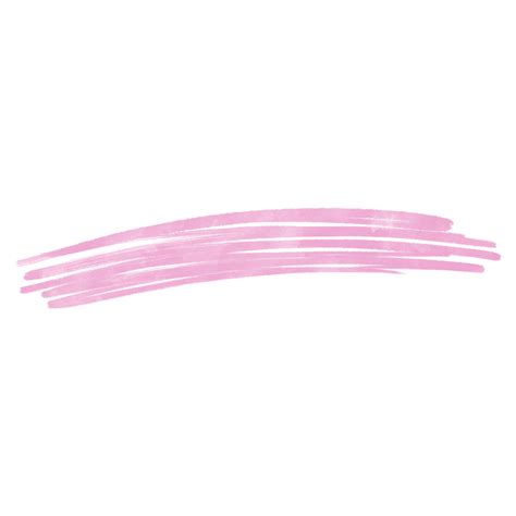 Pink Watercolor Brush Stroke 9590811 Png