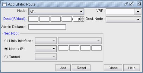 Addmodifydelete Static Routes Juniper Networks