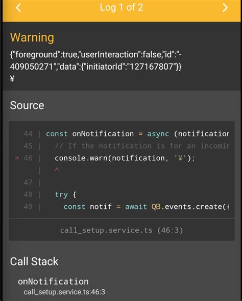 onnotification is not calling when app is in background · issue 1431