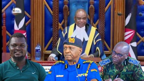 Breaking Senate Summons Dig Eliud Langat Ig Kanja And Ipoa Chair Over Death Of Albert Ojwang