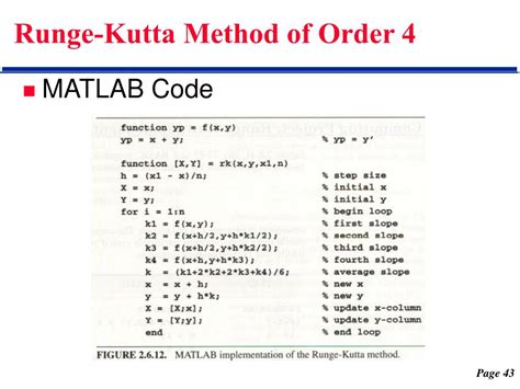 Ppt Chap 2 Numerical Methods For First Order Differential Equations Powerpoint Presentation