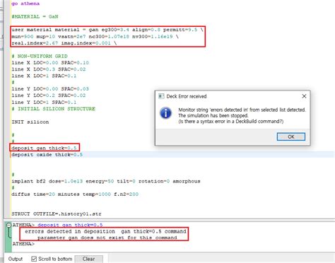 How Can I Make User Defined Material In Silvaco Tcad Athena