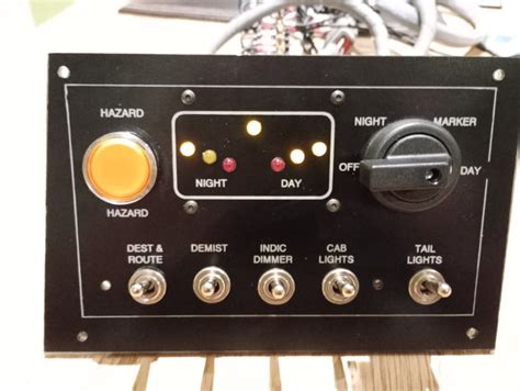 Class 317 7 Headlight Control Panel Class 315 Preservation Society