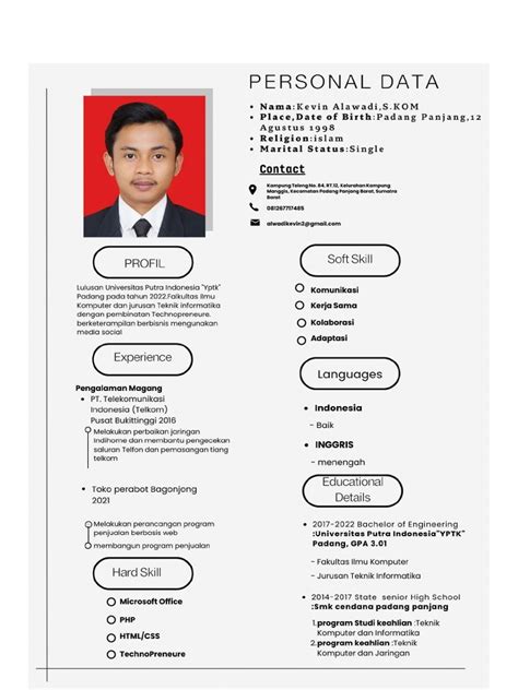 Cv Kevin Alwadi Pdf