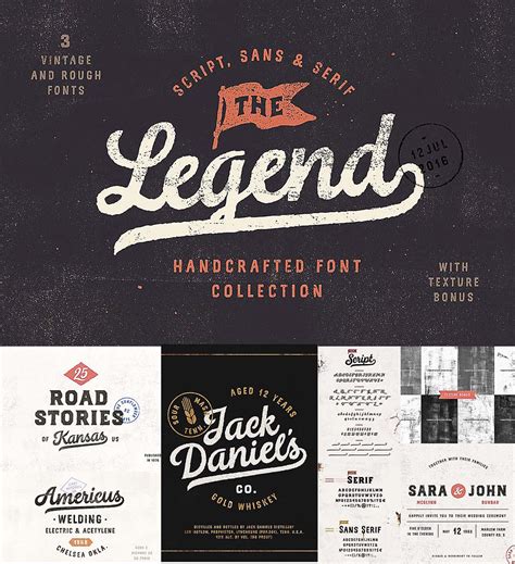 the legend font trio free download
