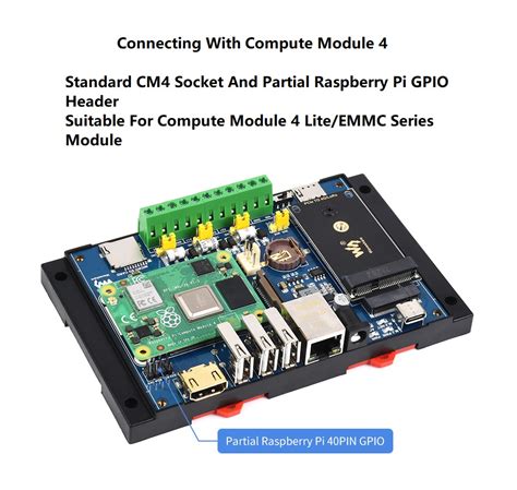 Buy Waveshare Industrial IoT Wireless Expansion Module Designed For Raspberry Pi Compute Module 4