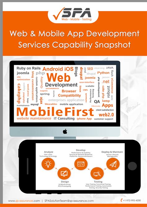Web And Mobile App Development Services Capability Snapshot