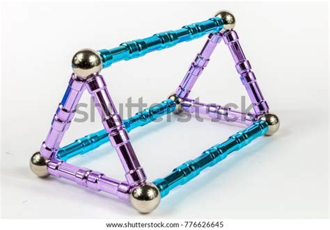 D Triangular Prism Model Shape Made Stock Photo Shutterstock