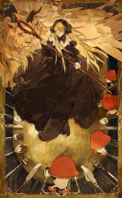 Marcille Donato Marcille Donato Walking Mushroom And Winged Lion Dungeon Meshi Drawn By Mei