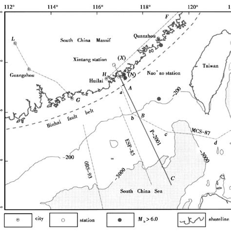 Pdf An Analysis On Deep Crustal Structure Along The Onshore Offshore