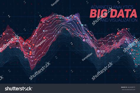 Big Data Visualization Futuristic Infographic Information Stock Vector Royalty Free 462658072