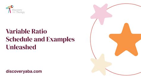 Variable Ratio Schedule And Examples Unleashed Discovery Aba