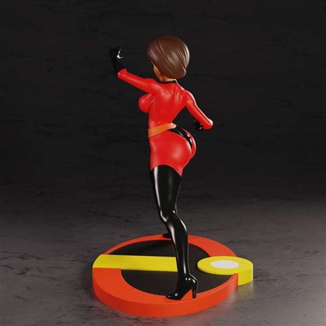 Helen Parr Fanart 3d Printed Statue Painted Or Garagemodel Etsy