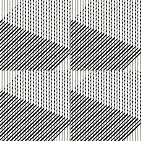 Texture With Interlacing Black And White Bands Modern Stylish Image Stock Vector