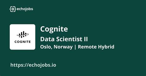 Cognite Is Hiring Data Scientist Ii Oslo Norway Remote Hybrid Machine Learning Python Sql