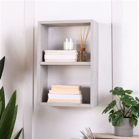 Prateleira Cinza 40x60 Em Madeira Reciclada Evan Klasthome