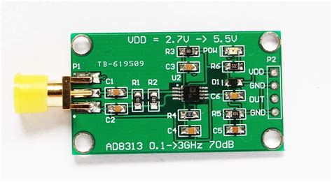Taidacent AD GHz To GHz DB Logarithmic Detector Controller RF Log Detector Power